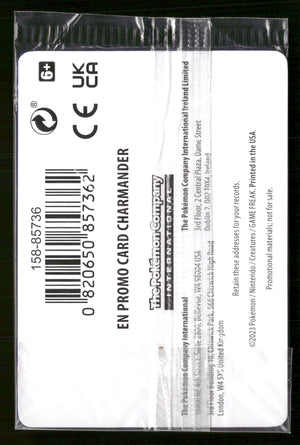 2023 Pokemon 004/165 Charmander EB Games Promo Stamped AUS/NZ Exclusiv