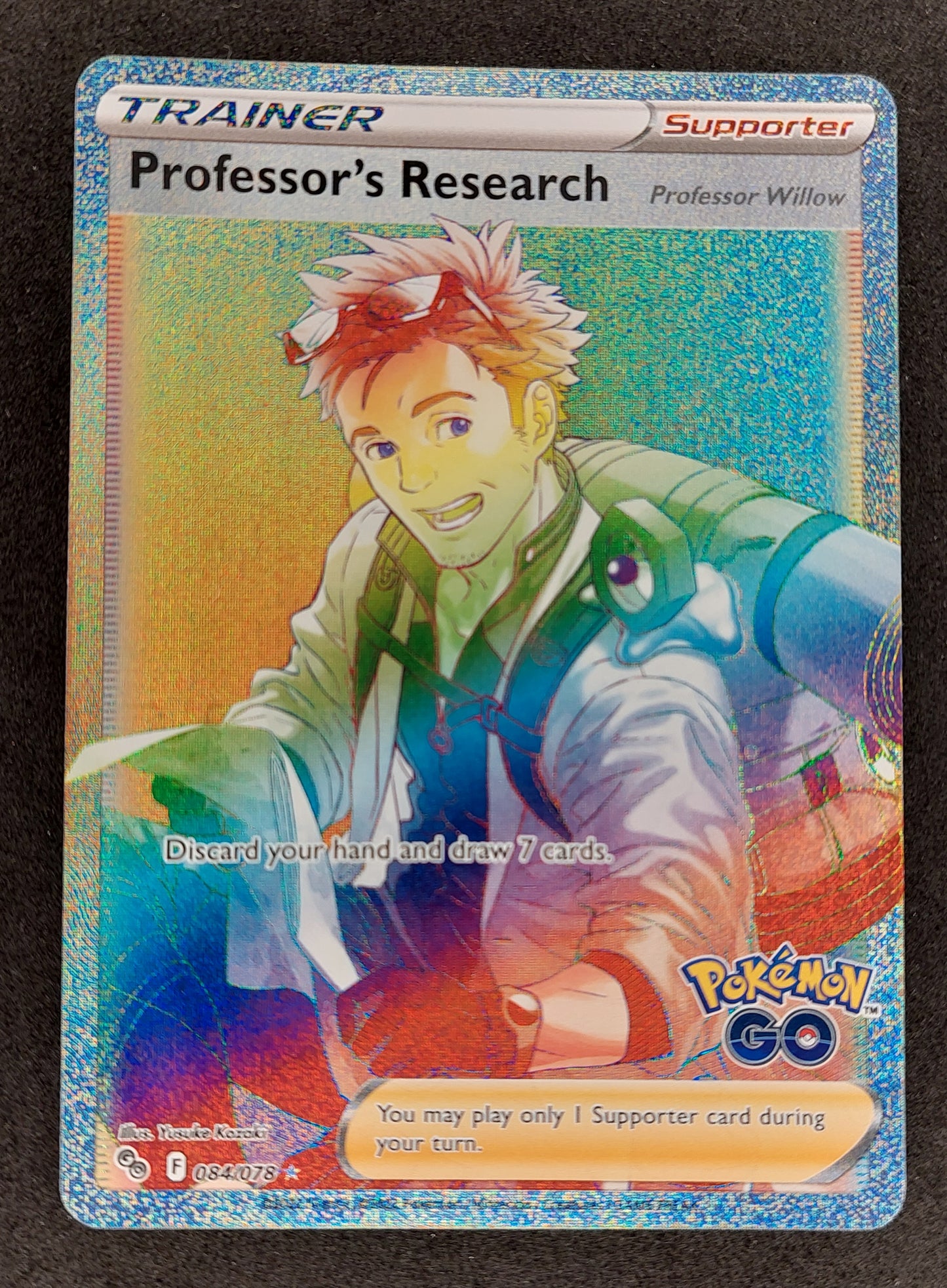 2022 Pokemon Go Trainer Professor's Research Rainbow Rare 084/078 ...