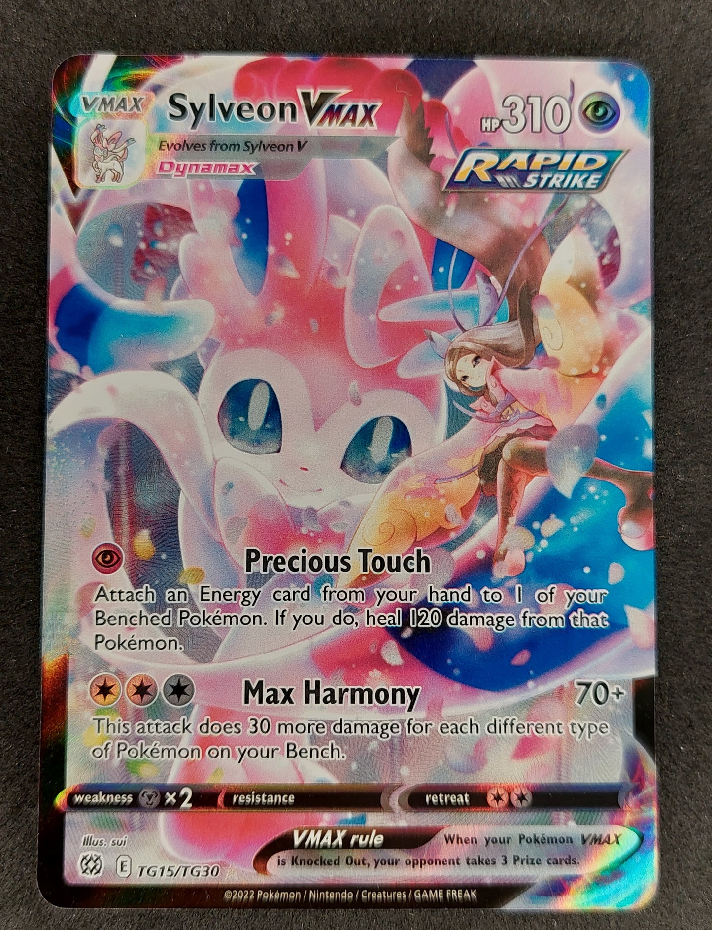 2022 Pokemon Brilliant Stars Sylveon Vmax TG15/TG30 – Mint Collectables