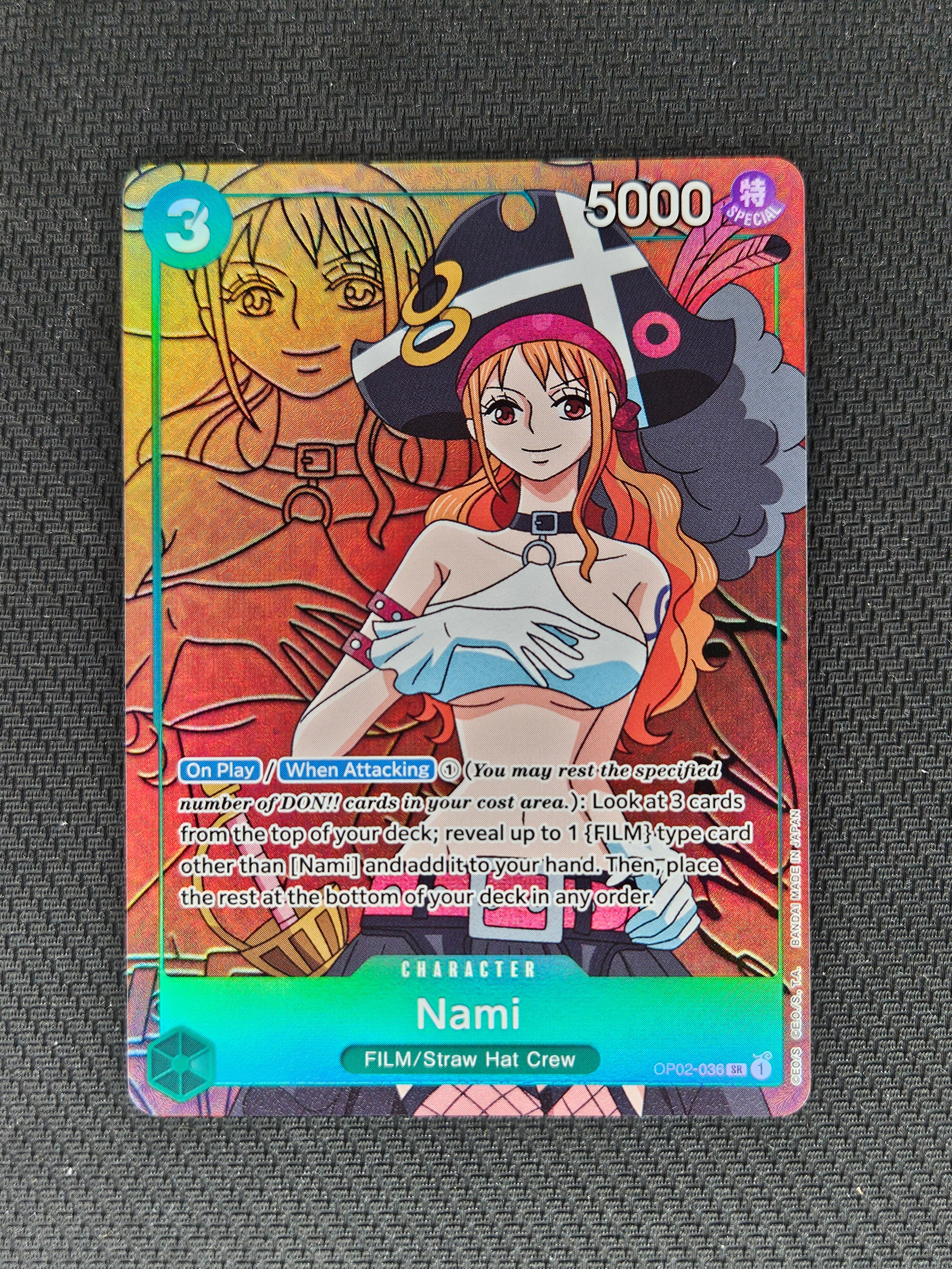 One Piece TCG Paramount War OP02-036 Nami Alternative Art