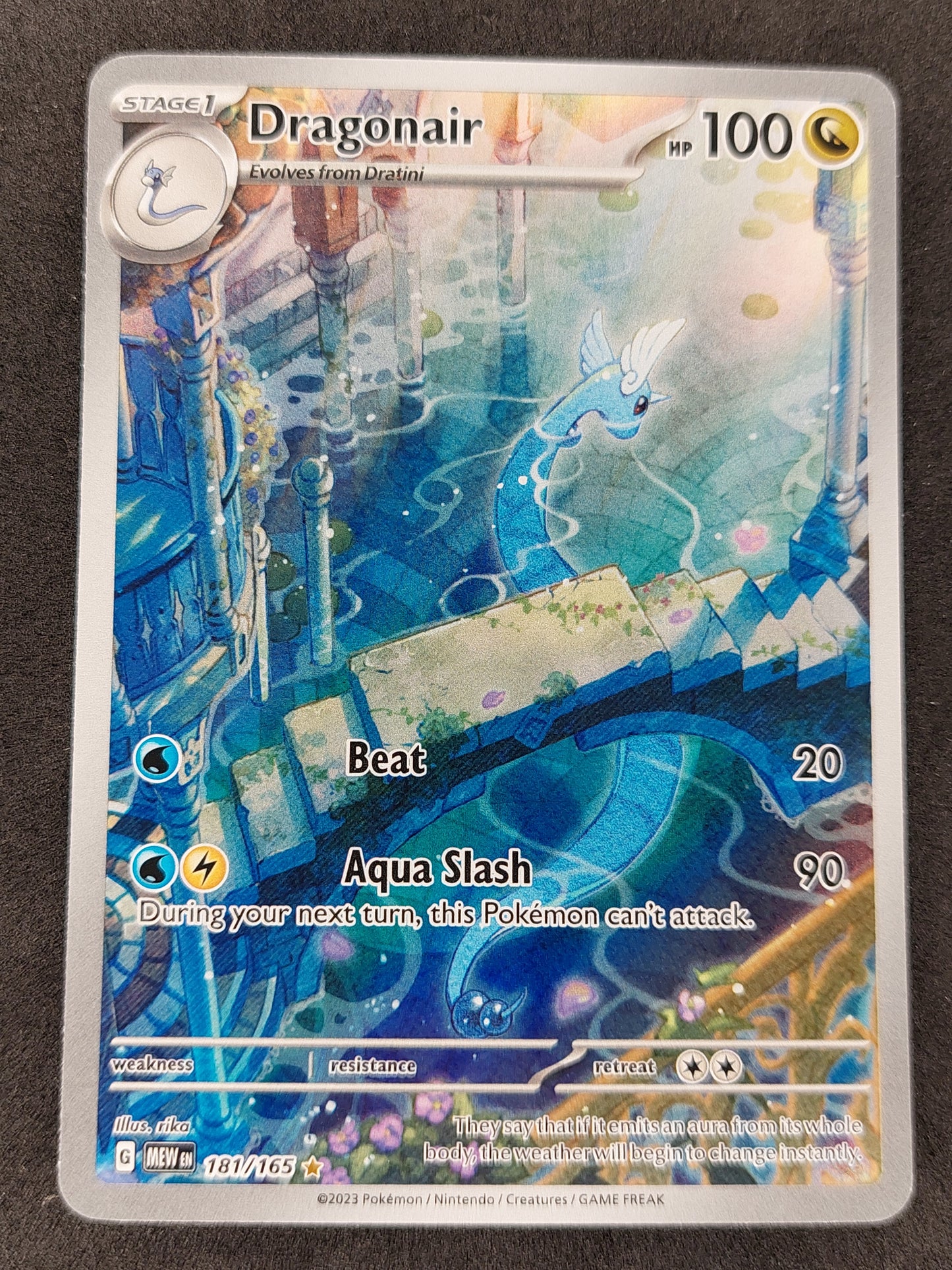 2023 Pokemon 151 Dragonair 181/165 Illustrator Rare – Mint Collectables