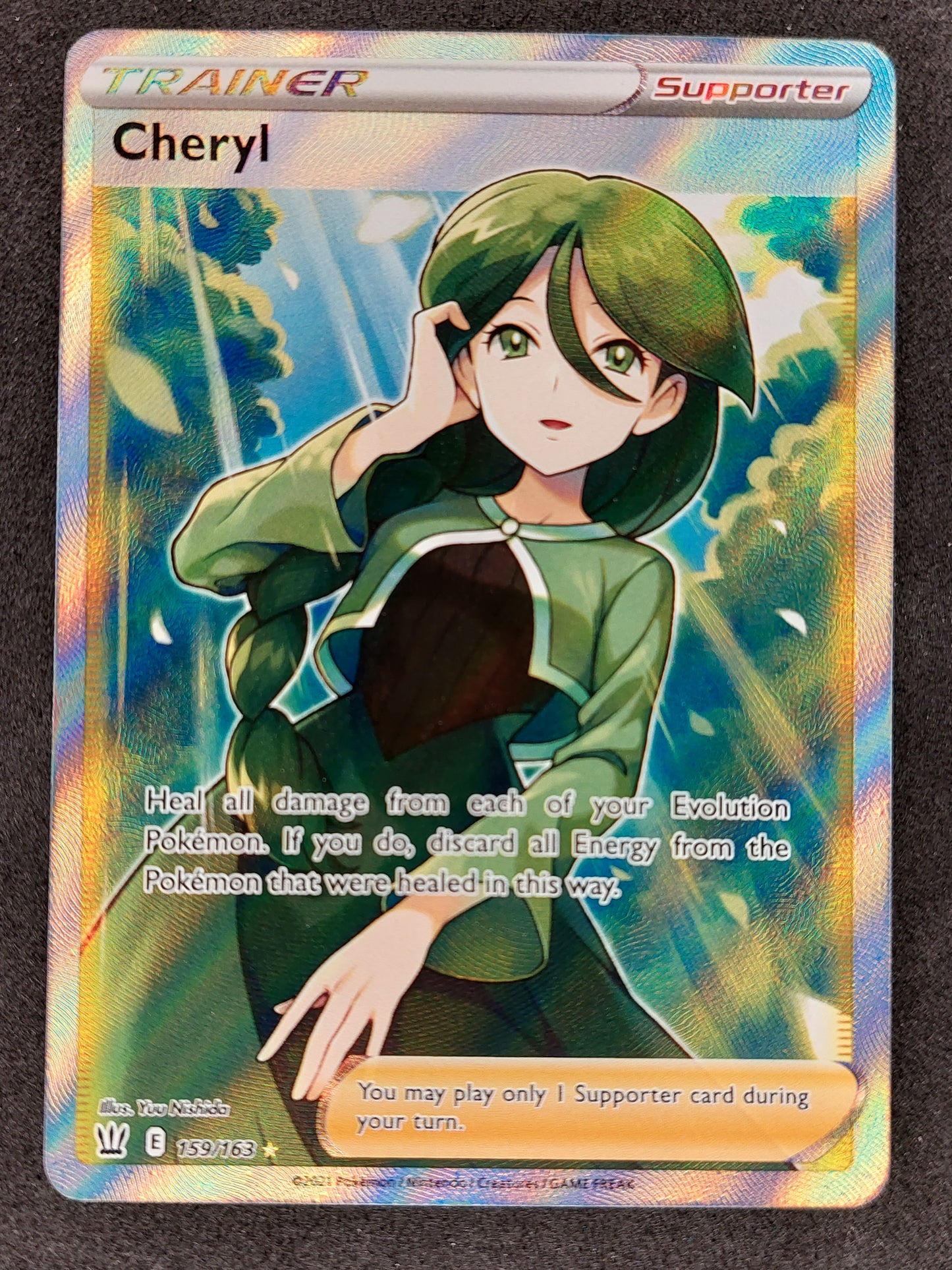 2021 Pokemon Battle Styles 159/163 Trainer Cheryl Full Art – Mint ...