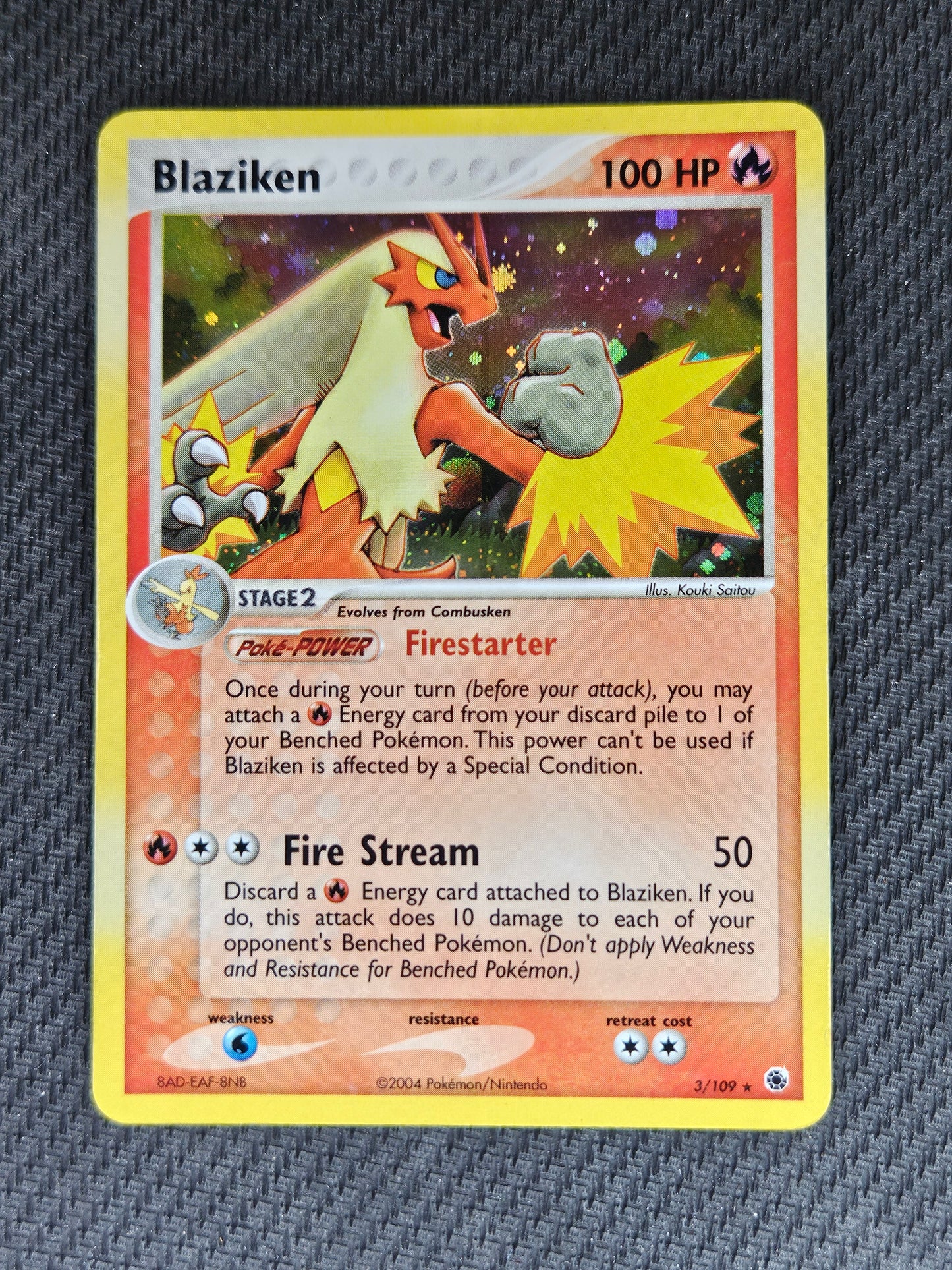 2004 Pokemon EX Ruby & Sapphire 3/109 Blaziken Holo – Mint Collectables