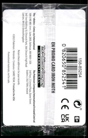 2023 Pokemon SV Pardox Rift 028/182 Iron Moth EB Games Stamped AUS/NZ