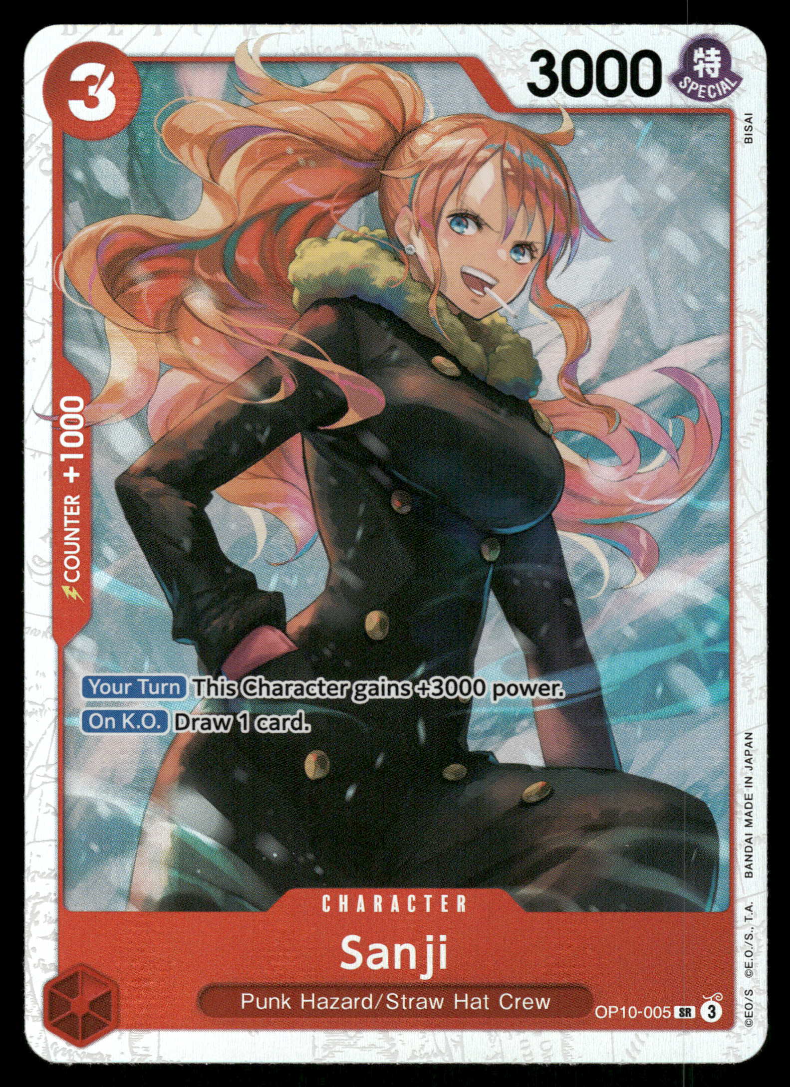One Piece TCG OP10-005 Sanji SR