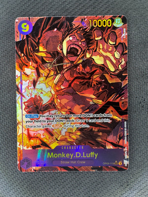 One Piece TCG OP09-119 Monkey.D.Luffy Secret Rare Alternate Art
