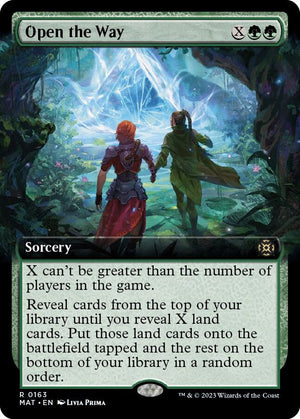 MTG March of the Machine: The Aftermath 163 Open the Way Extended Art R ...