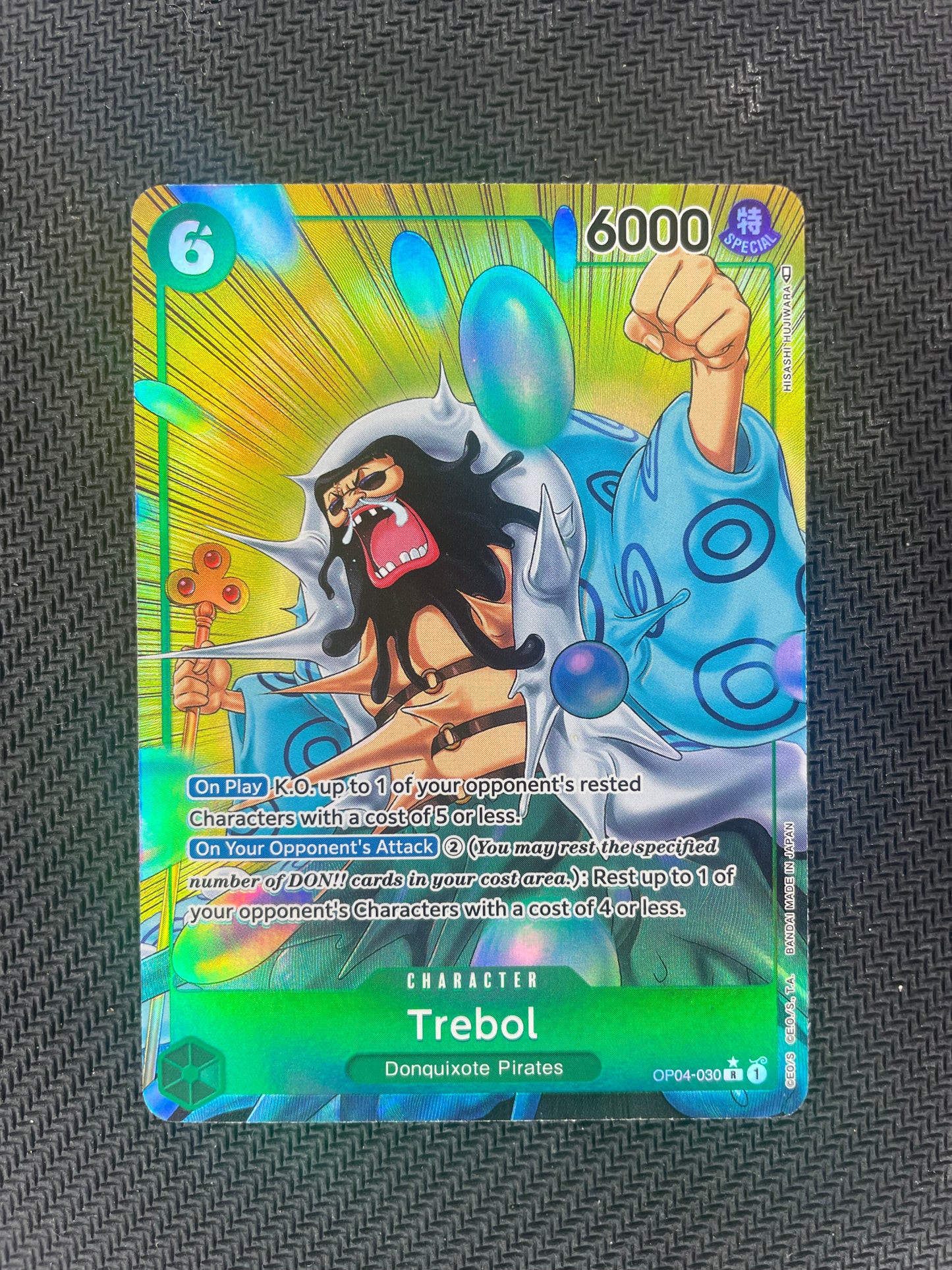 One Piece TCG Kingdoms of Intrigue OP04-030 Trebol Alternative Art – Mint Collectables