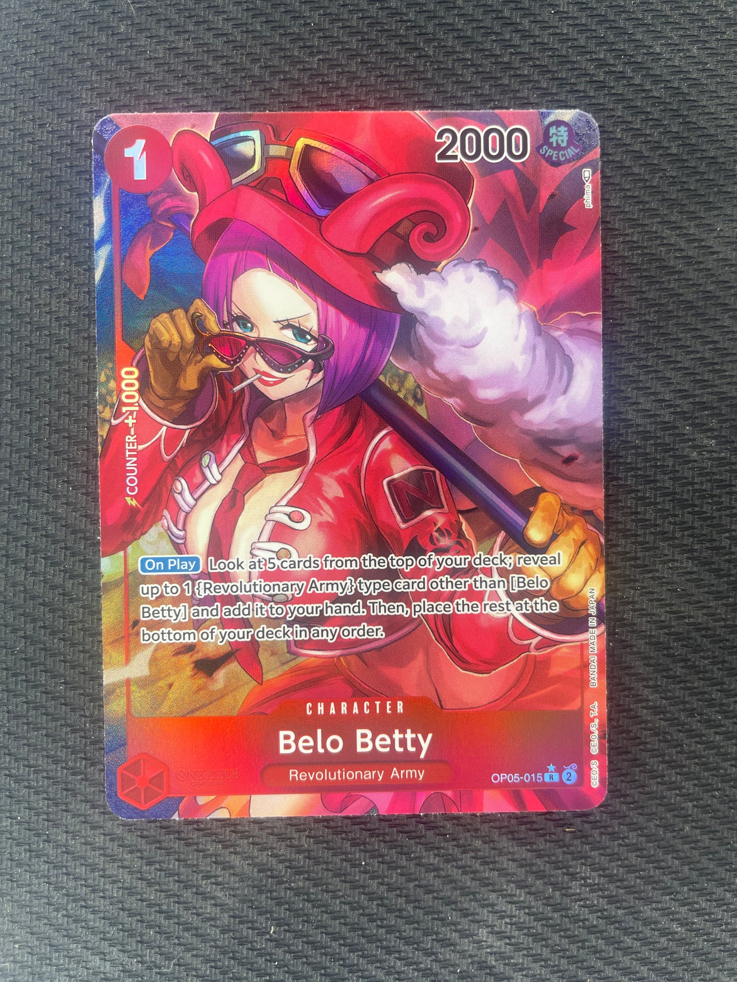 One Piece TCG Awaking of the New Era OP05-015 Belo Betty Alternate Art ...