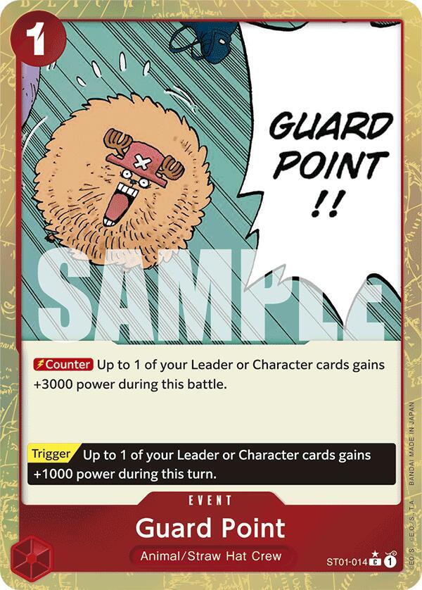 One Piece TCG ST01-014 Guard Point PRB01 Textured Full Art