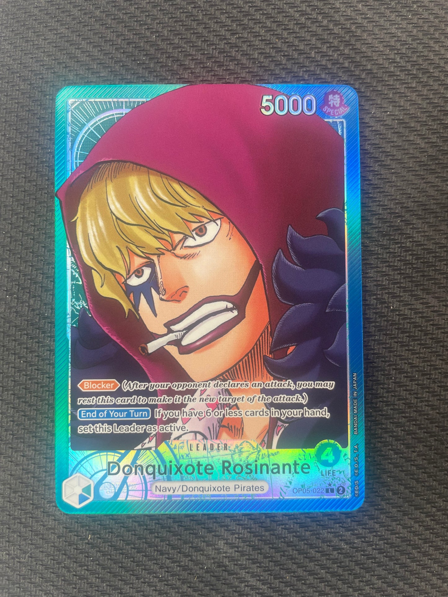 One Piece TCG Awaking of a New Era OP05-022 Donquixote Rosinante Alter ...