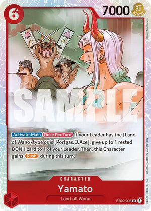 One Piece TCG Eb02-006 Yamato SR