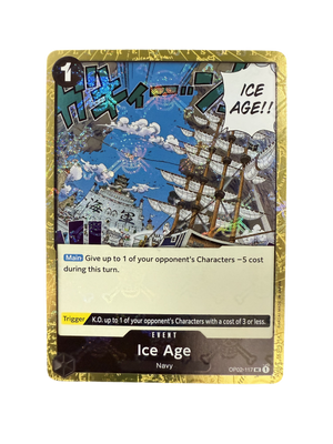One Piece TCG OP02-117 Ice Age PRB01 Pirate Skull Foil