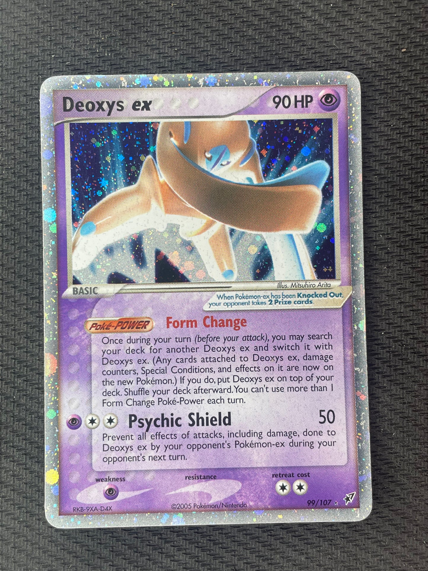 2005 Pokemon Deoxys 99/107 Deoxys Ex Holo – Mint Collectables
