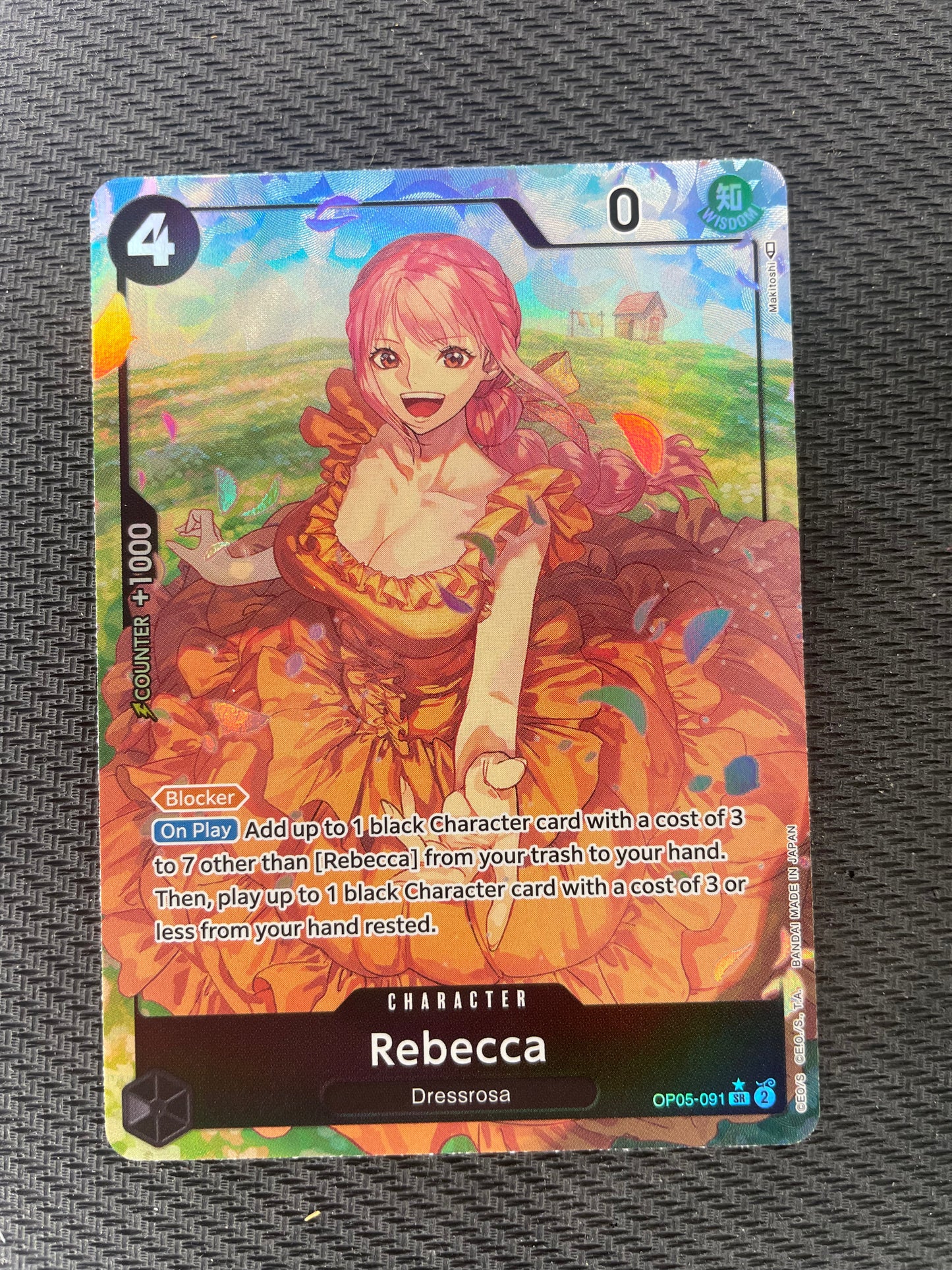 One Piece TCG Awaking of the New Era OP05-091 Rebecca Alternate Art – Mint Collectables