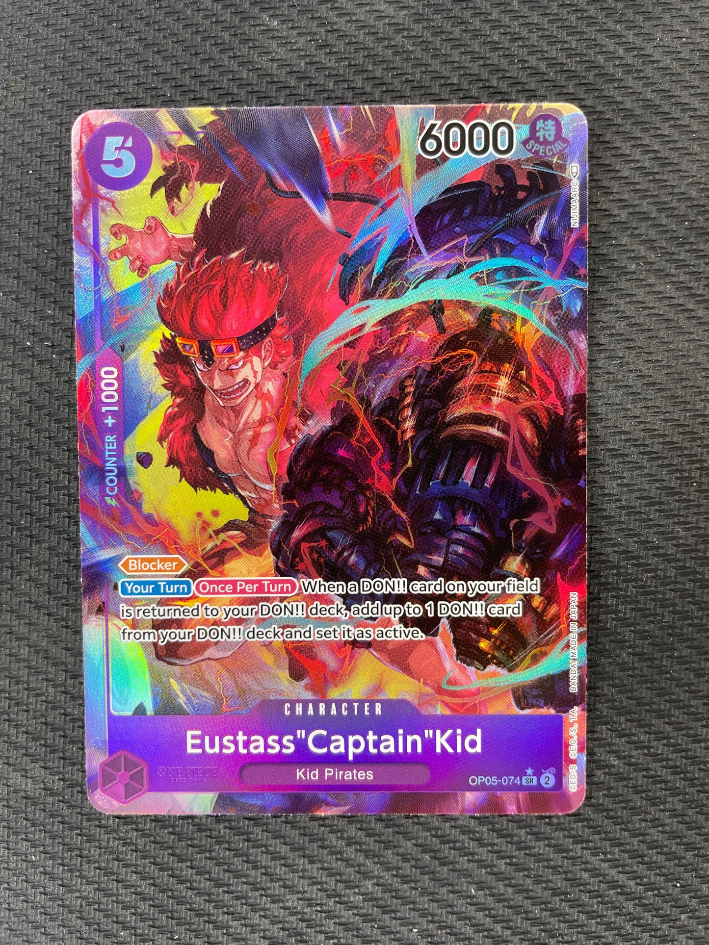 One Piece TCG Awaking of the New Era OP05-074 Eustass “Captain” Kid Al ...