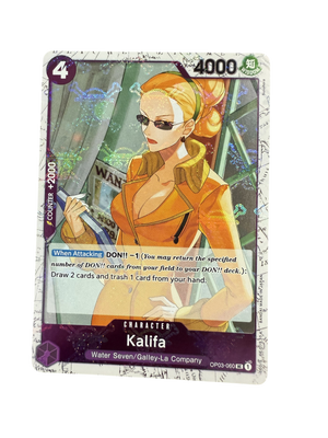 One Piece TCG OP03-060 Kalifa PRB01 Pirate Skull Foil