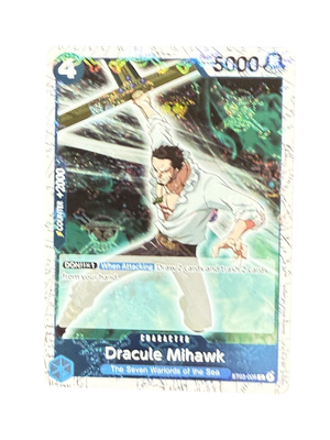 One Piece TCG ST03-005 Dracule Mihawk PRB-01 Pirate Flag Foil