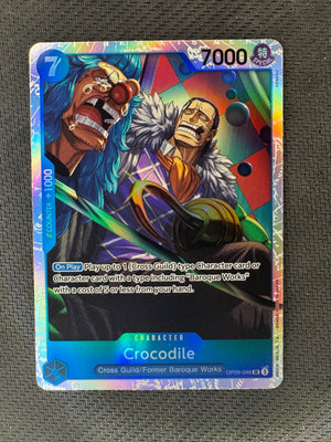 One Piece TCG OP09-046 Crocodile SR