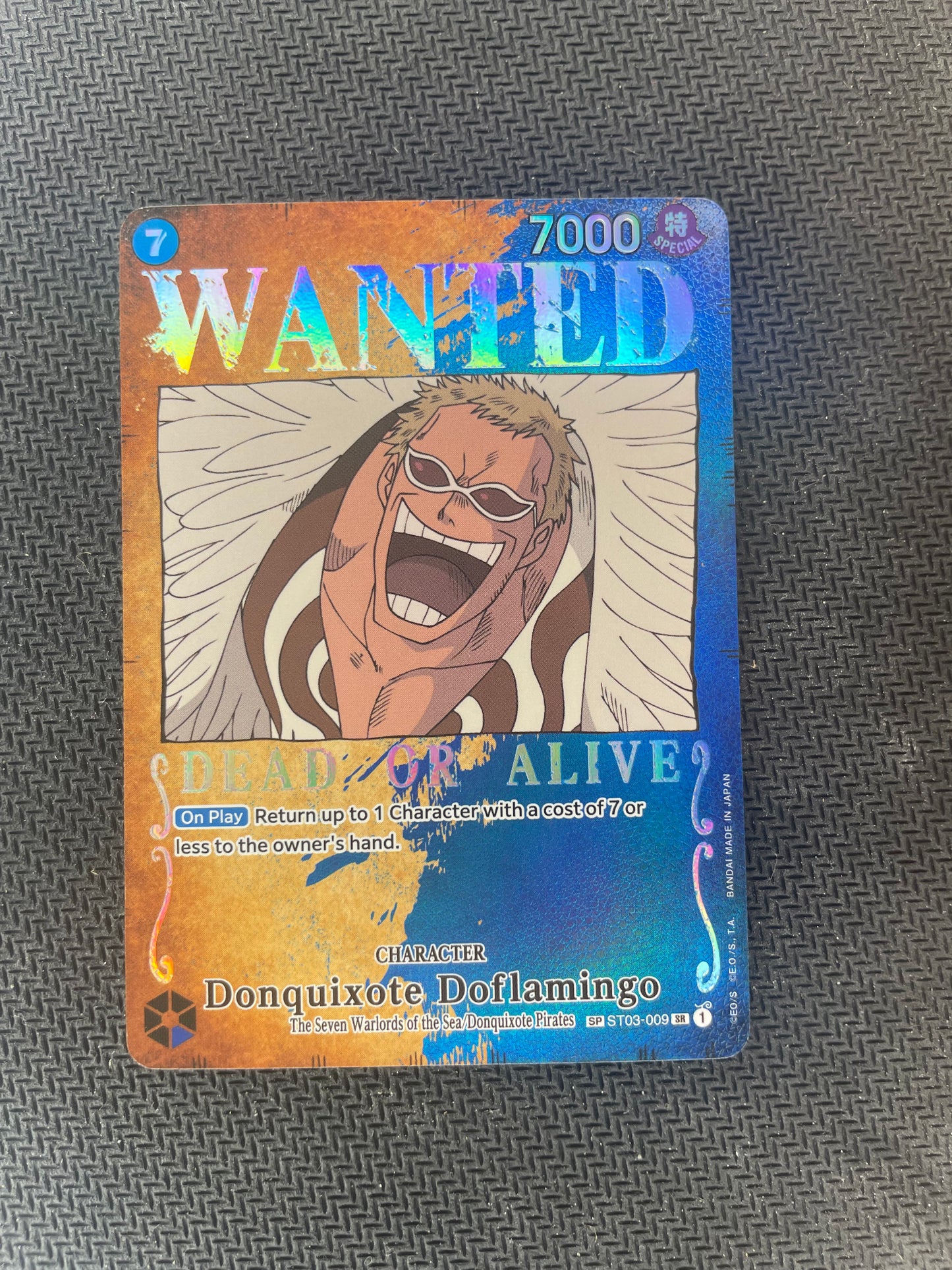 One Piece TCG Pillars of Strength ST03-009 Donquixote Doflamingo Wante – Mint Collectables