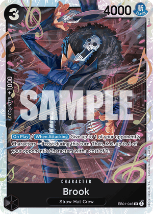One Piece TCG EB01-046 Brook SR Memorial Set