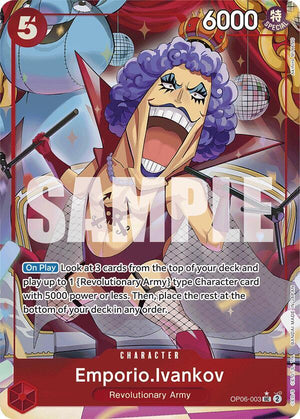 One Piece TCG OP06-003 Emporio.Ivankov PRB01 Full Art