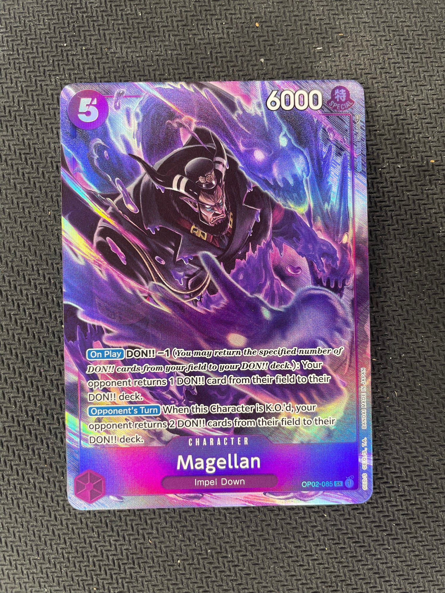One Piece TCG Paramount War OP02-085 Magellan Alternate Art – Mint ...