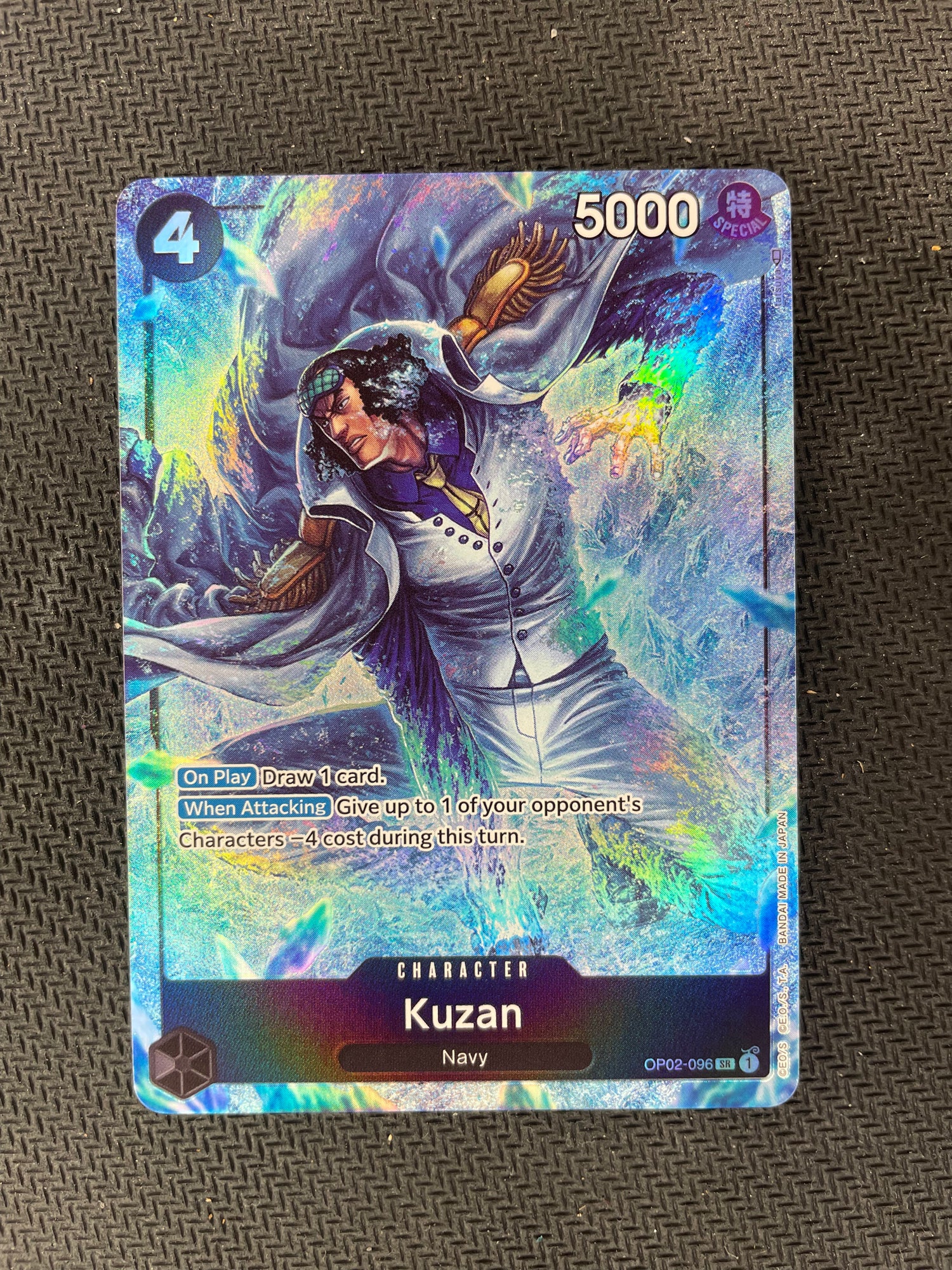 One Piece TCG Paramount War OP02-096 Kuzan Alternate Art – Mint Collectables