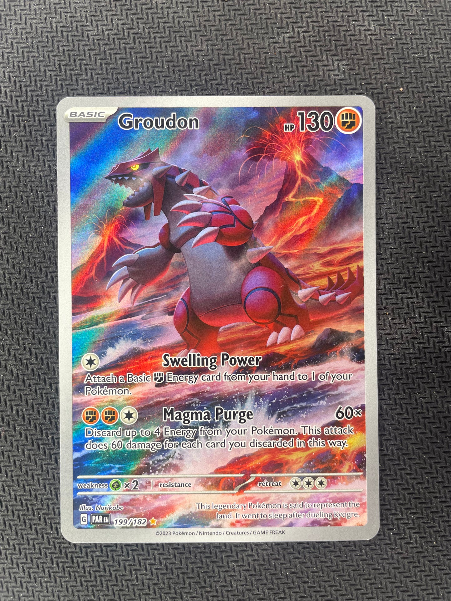 2023 Paradox Rift 199/182 Groudon Art Rare – Mint Collectables
