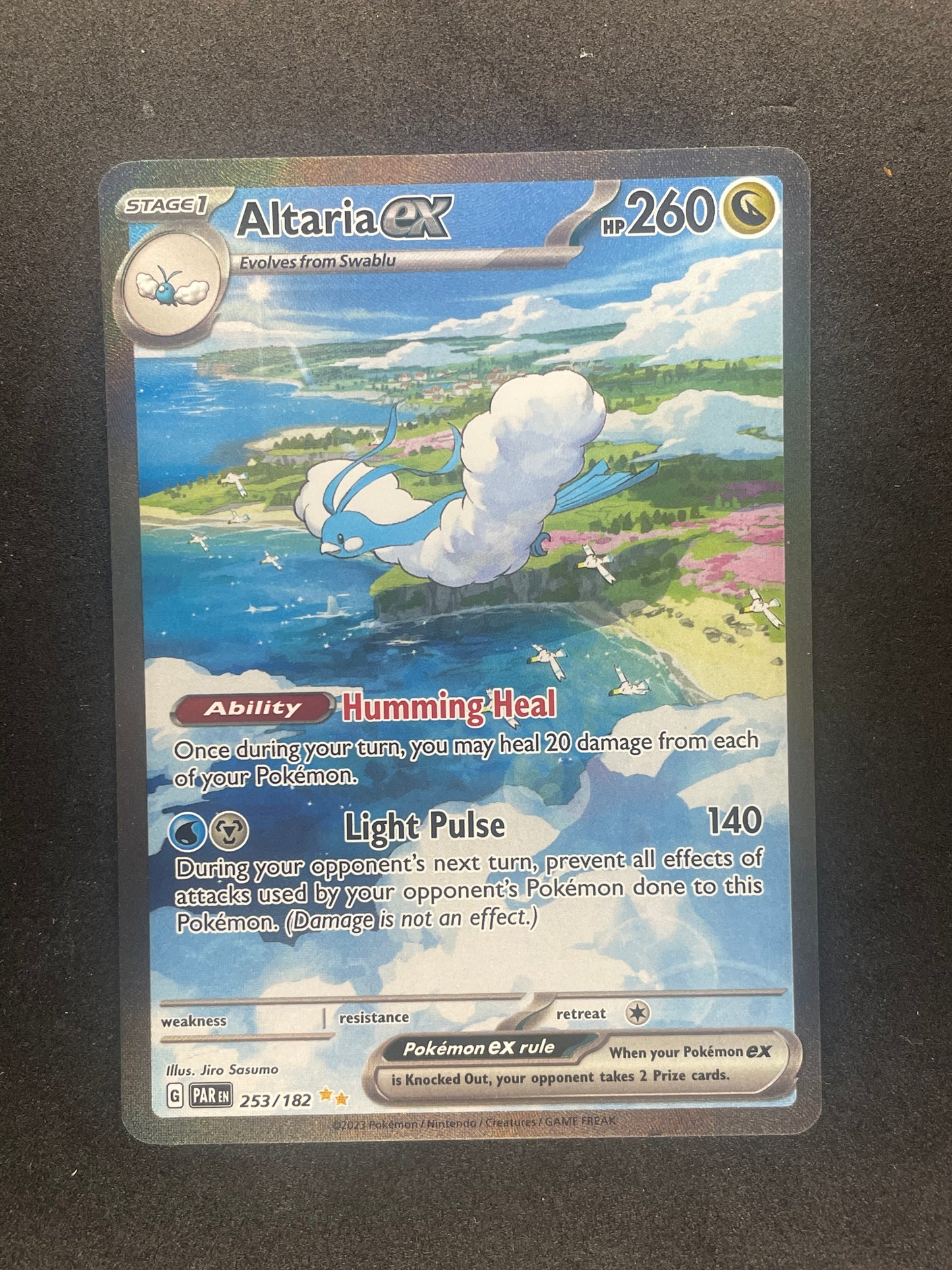 2023 Pokemon Paradox Rift 253/182 Altaria Ex Special Illustrator Rare ...