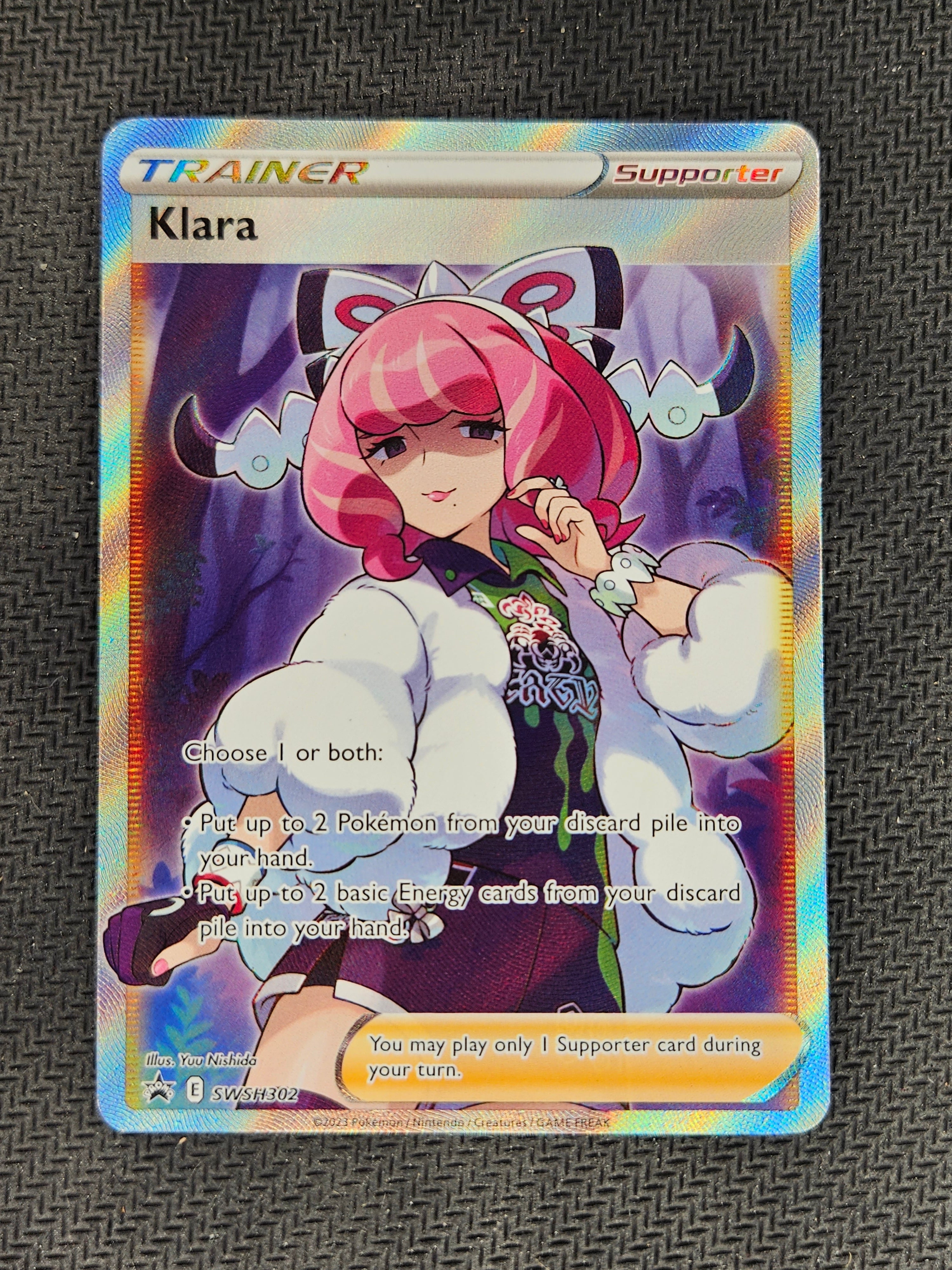 2023 Pokemon SWSH302 Klara Promo Full Art
