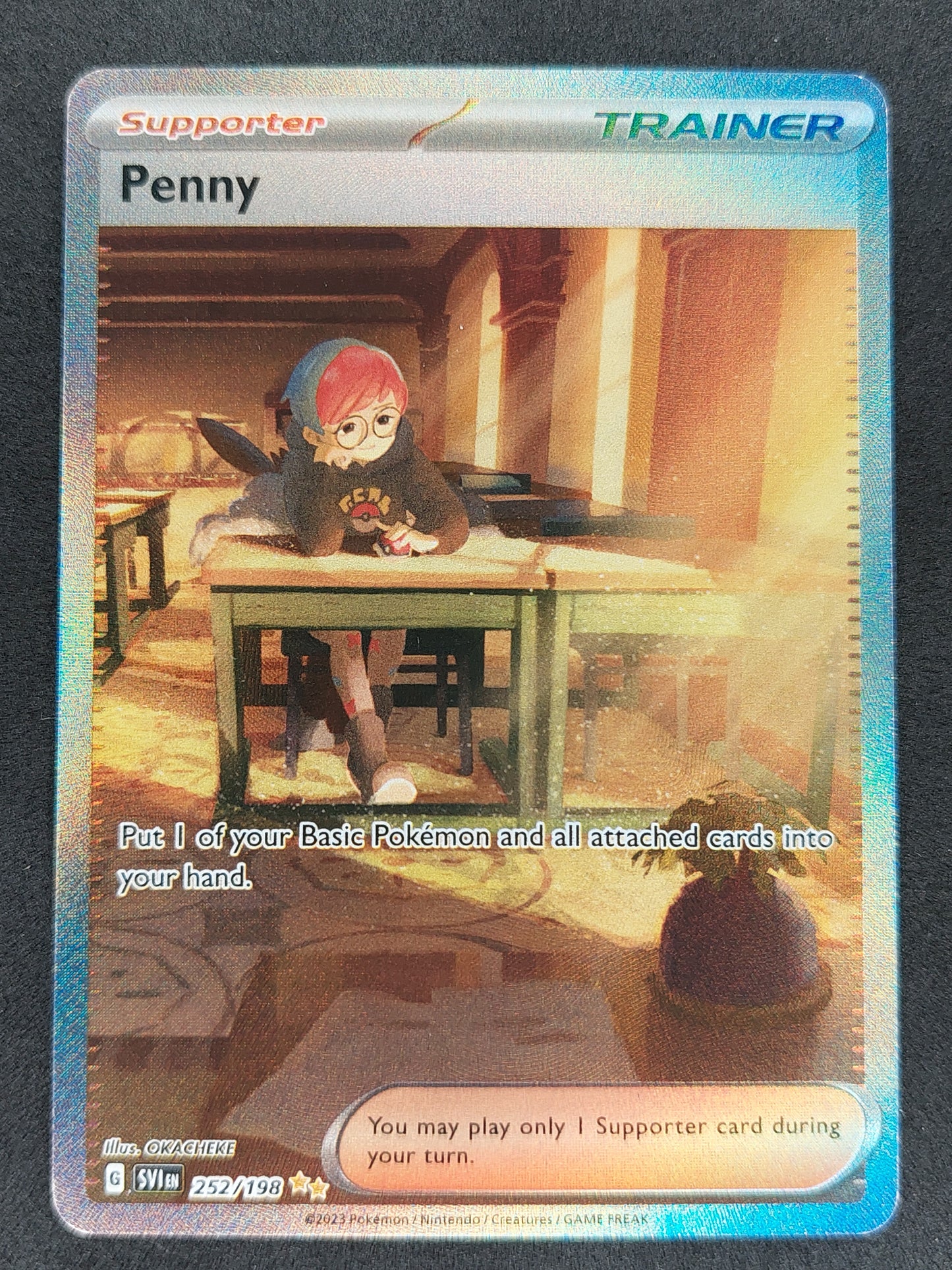 2023 Pokemon Scarlet & Violet Penny Alt Art Secret Rare 252/198 – Mint ...